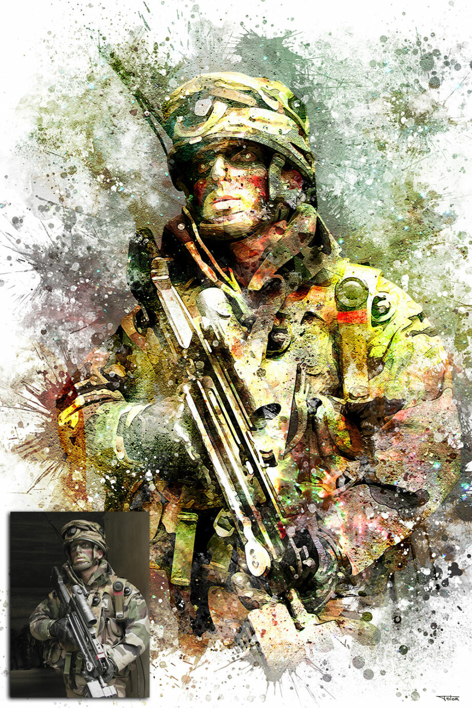 Personnalisation de tableau et poster à partir de photos - Splashed!